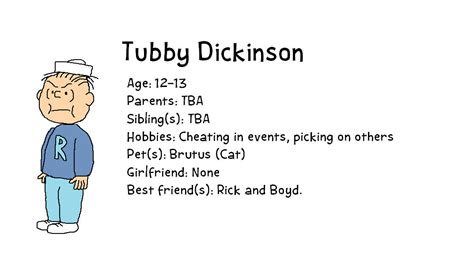 Peanuts Tty Season 1 Profiles Tubby By Arthurengine On Deviantart