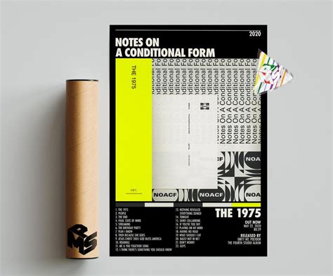 The 1975 Poster Notes On A Conditional Form Poster Sold By Ashaya