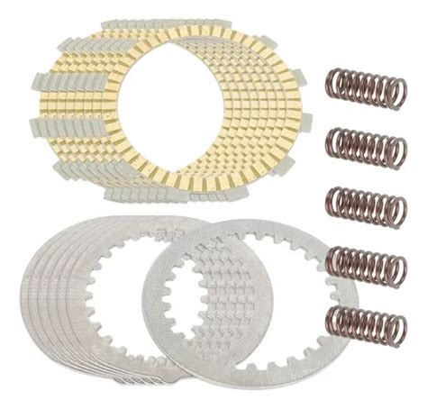 Kit Placas Resortes Fricción Embra Acero Yx600c Radian 86 90 Envío Gratis