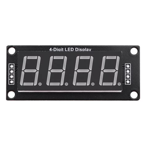 Husxh 0 56 Inch LED Board 7 Segment 4 Digit Display Time Clock Indicator 5V TM1637 H Display