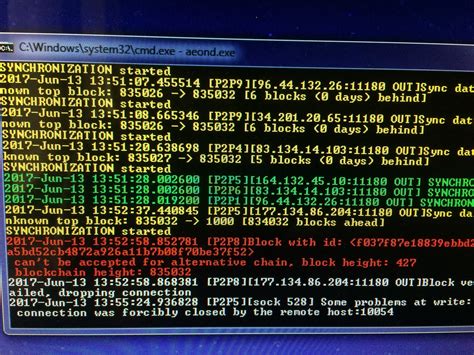 Is There A Fork Going On Why Is My Node Doing This R Aeon