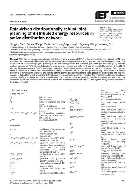 Data Driven Distributionally Robust Joint Planning Of Distributed Energy Resources In Active