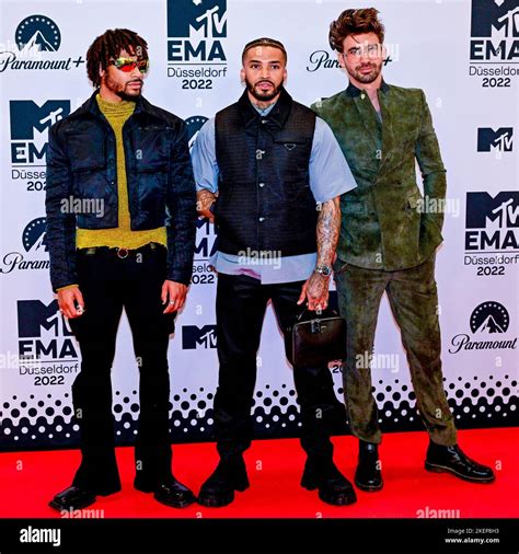 Jordan Hames Michael Griffiths And Chris Taylor Attending The 2022 Mtv