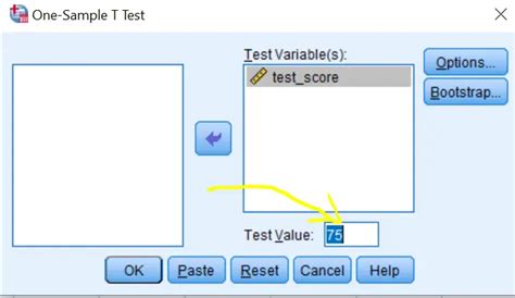 One Sample T Test In SPSS