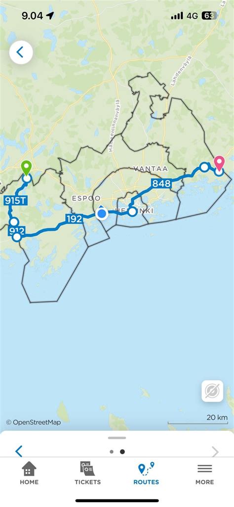 Longest Hsl Bus Route R Finland