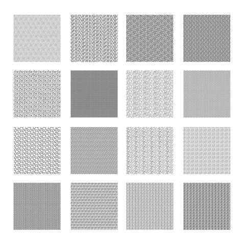 손으로 그린 패턴 컬렉션 조각 무료 벡터