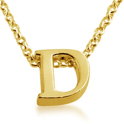 Initial Letter D Personalized Letters Serif Font Charm Pendant Etsy