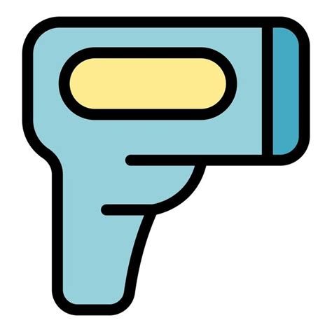 Premium Vector Laser Thermometer Scanner Icon Outline Laser