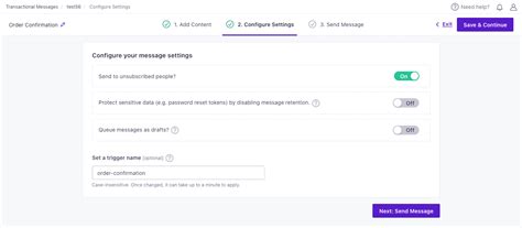 Set Up A Transactional Push Docs