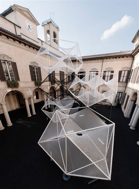 Porsches 1960s Houndstooth Inspires Installation At Milan Design Week