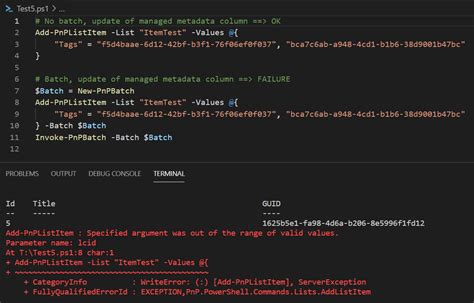 Bug Set Pnplistitem Batch Fails On Update Of Managed Metadata Column