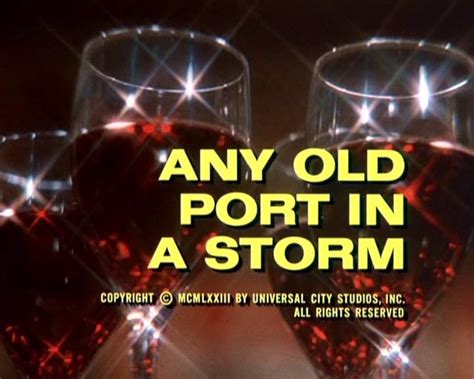 Columbo Any Old Port In A Storm Tv Episode 1973 Full Cast And Crew