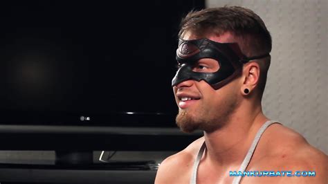 Handsome Dude With Pack Masturbating