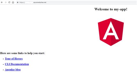 Deploy Angular Application To Azure Web App Stack Overflow