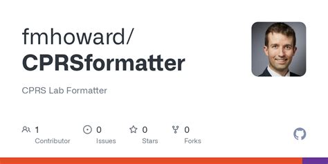 Cprsformatter Cprs Lab Formatter User Manual Pdf At Main · Fmhoward Cprsformatter · Github
