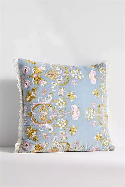 Décor Pastel Floral Throw Pillows Anthropologie Bedroom Throw