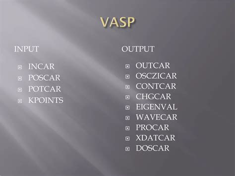 Dft Calculation By Vasp PDF