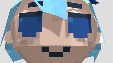 Cirno Fumo Doll Low Poly Download Free 3d Model By Embur Embur3d