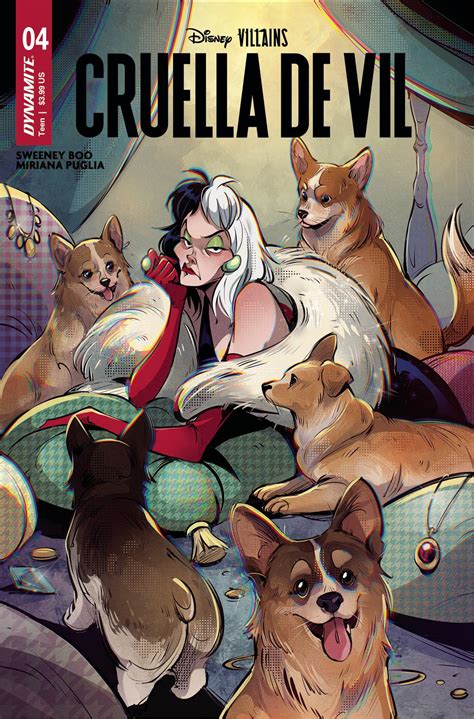 Disney Villains Cruella De Vil 4 Lusky Cover Fresh Comics