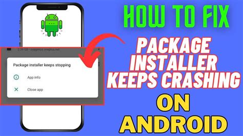 How To Fix Android Package Installer Keeps Stopping/Crashing