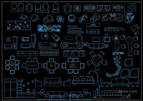 82 Furniture Cad Blocks Free Download