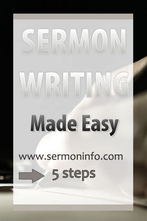 How To Write A Sermon 101 Making Sermon Writing Easier Artofit