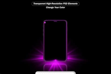 Premium Psd Smartphone Mobile Screen Technology Mobile Display Light
