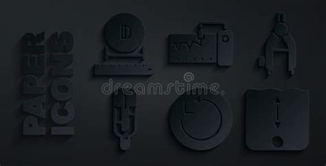 Set Radius Drawing Compass Medical Thermometer Depth Measurement