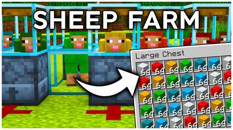 The Easiest Sheep Farm In Minecraft Java 1 21 Tutorial Youtube