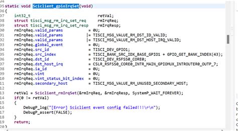 SK AM B Facing Issue In Gpio Input Interrupt Example Program When Trying To Run It On The