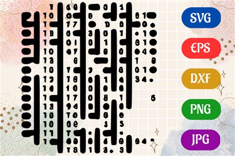Binary Code Black Icon Vector T Shirt Graphic By Creative Oasis