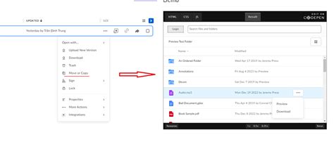 add ui element copy move file community