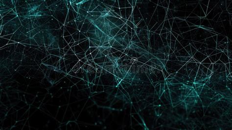 Abstract Digital Network Background With Data Connectivity And Futuristic Design Aig53m Stock