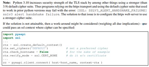 Python EOS SSLV ALERT HANDSHAKE FAILURE Issue Napalm Automation Napalm GitHub
