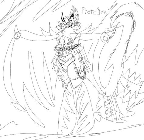 Protogen Sketch Made By Me R Protogen