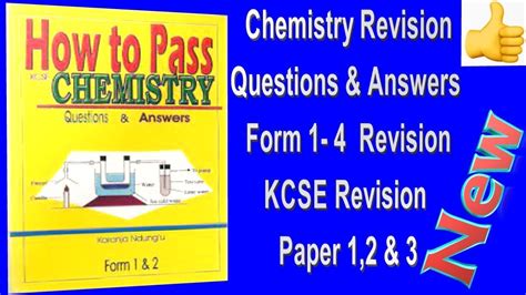 Chemistry Exam Revision 70 Marks Full Paper Exam Form 1and2