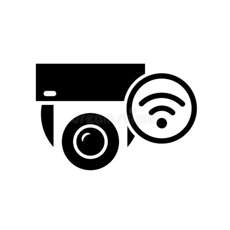 Illustratievectorafbeelding Van Ccctv Pictogram Vector Illustratie