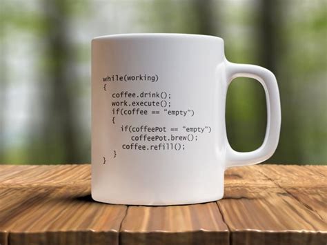 Programmer Coffee Mug C Program Nerd Humor Mug Java Etsy