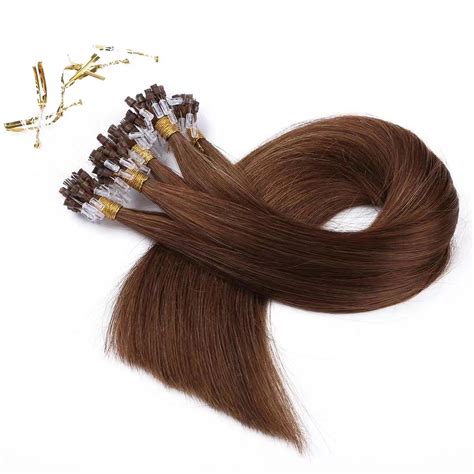 Emeda Virgin Cuticle Quality Micro Ring Extension With Beads For Salon Emeda Hair