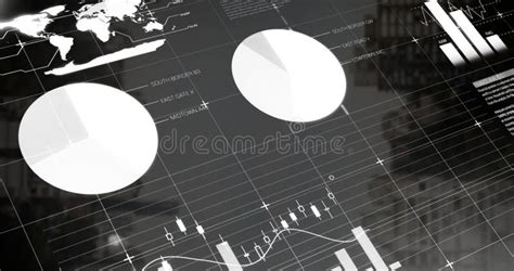 Animation Of Infographic Interface Over Modern Buildings Against Sky