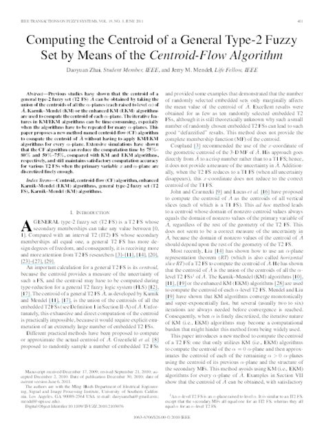 pdf computing the centroid of a general type 2 fuzzy set by means of