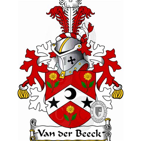 Van Der Beeck Família Heráldica Genealogia Brasão Van Der Beeck