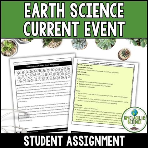 Earth Science Current Event Assignment Science News Article Review