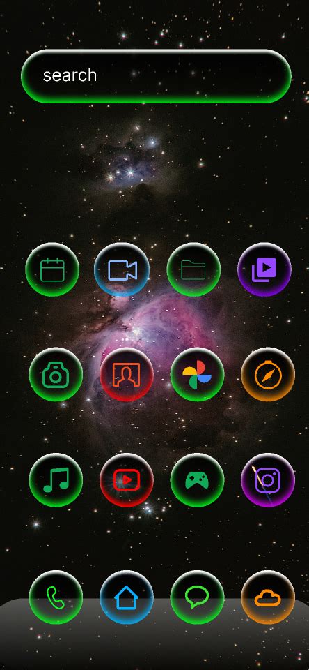 Space Mobile Theme Figma