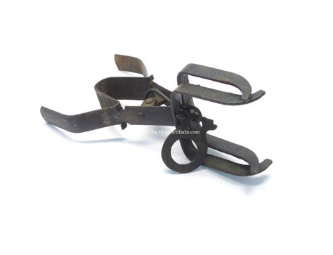 An Old British Mole Trap Out Of The Blue Artifacts