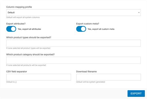 Product Export CodeTeam