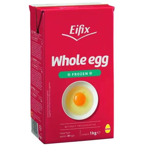 Whole Egg Eifix Liquid Pasteurised With Citric Tetra Brick Bluestar
