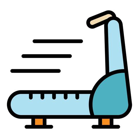 Sport Treadmill Icon Color Outline Vector Vector Art At Vecteezy