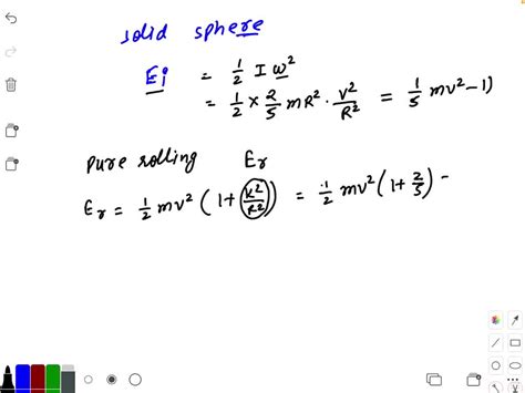 SOLVED A Solid Uniform Sphere Rotating About Its Axis With Numerade