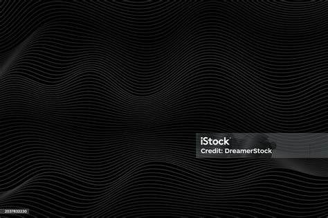 현대 검은 물결 라인 패턴 프레임 추상 배경입니다 벡터 일러스트 레이 션 움직임 그래픽 기치 벽지 어둠 0명에 대한 스톡 벡터 아트 및 기타 이미지 Istock